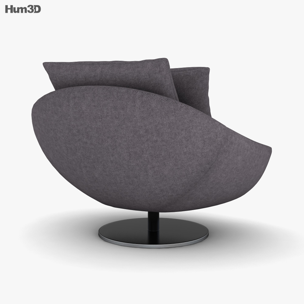 Cassoni Avi Lounge chair 3D model - Download in MAX, OBJ, FBX, C4D
