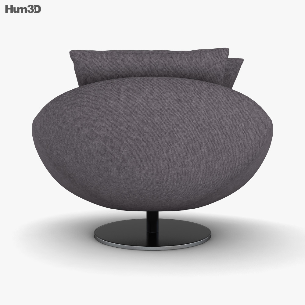 Cassoni Avi Lounge chair 3D model - Download in MAX, OBJ, FBX, C4D