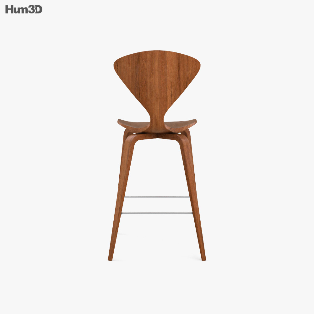 Cherner-Chair Company Cherner Bar stool 3D model - Download in MAX, OBJ ...