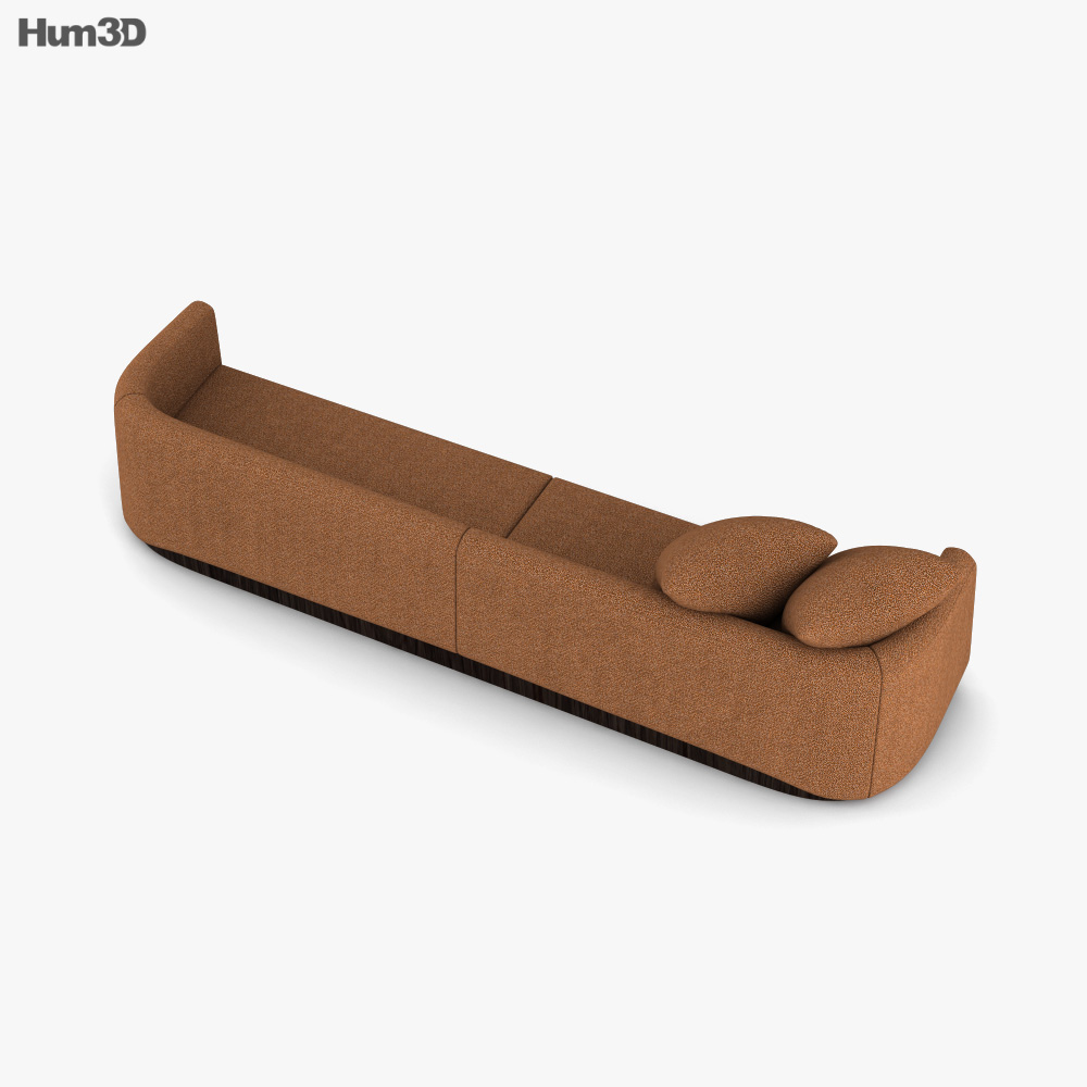 Christophe Delcourt Orr Sofa 3D model - Download in MAX, OBJ, FBX, C4D