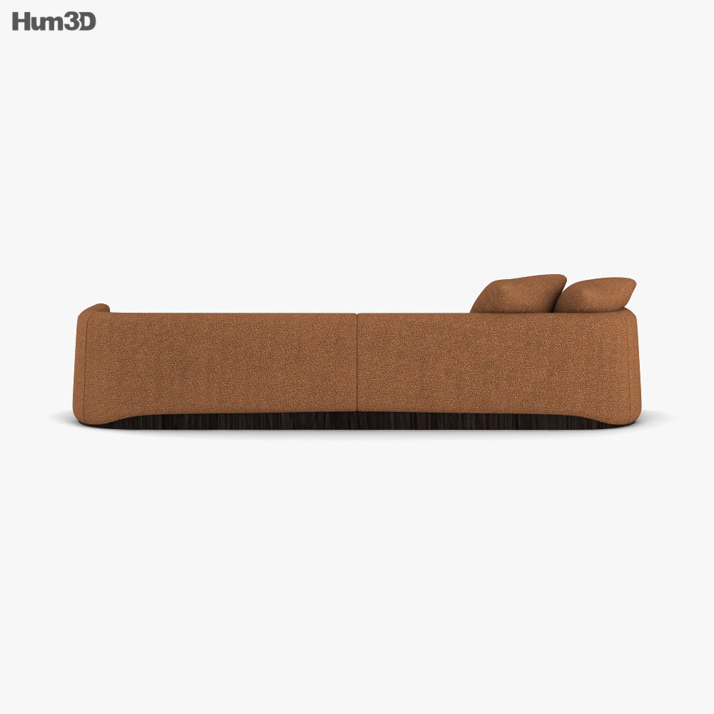 Christophe Delcourt Orr Sofa 3D model - Download in MAX, OBJ, FBX, C4D
