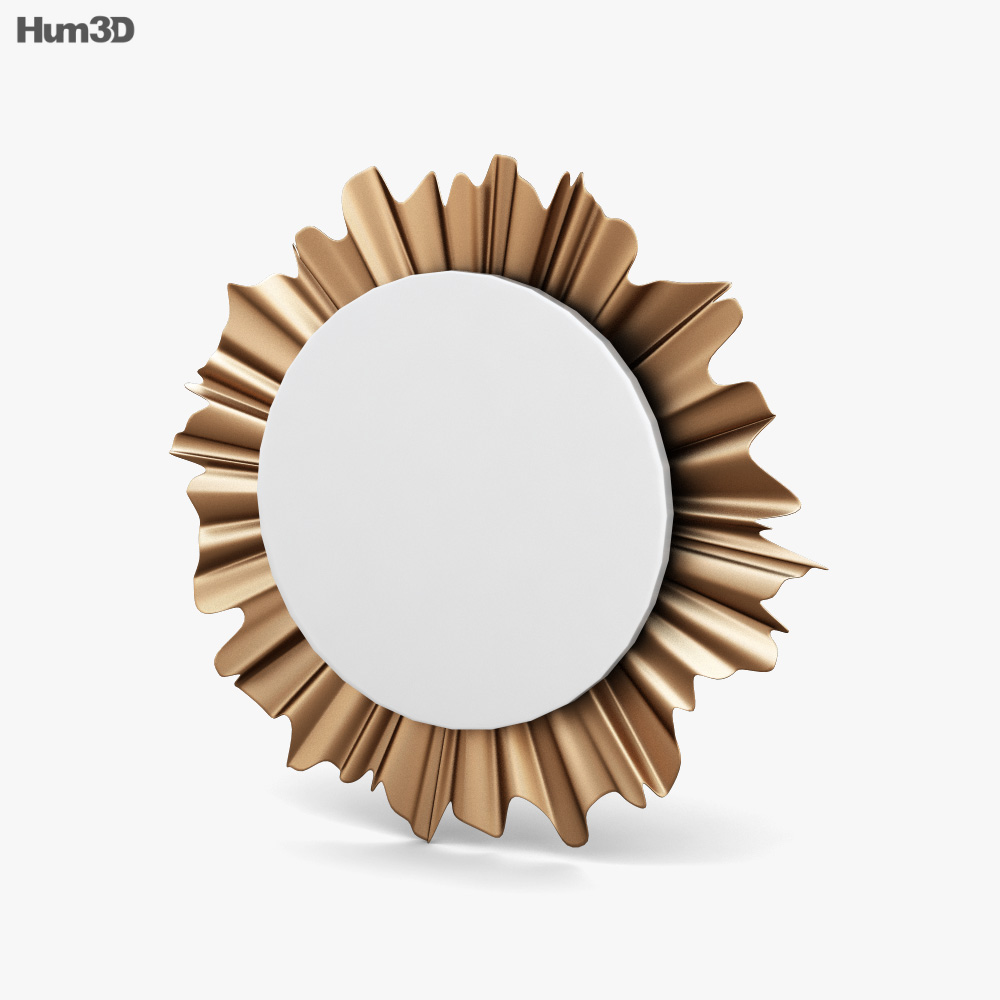 Christopher Guy Ruffle mirror 3D model - Download in MAX, OBJ, FBX, C4D