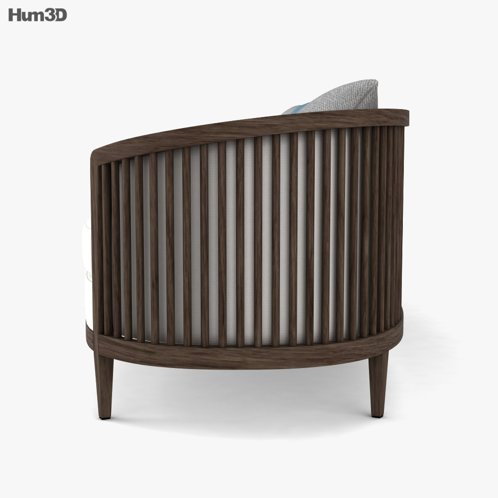 Coco Wolf Largo Lugano Sofa 3D model - Download in MAX, OBJ, FBX, C4D