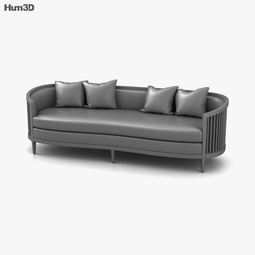 Coco Wolf Largo Lugano Sofa 3D model - Download in MAX, OBJ, FBX, C4D