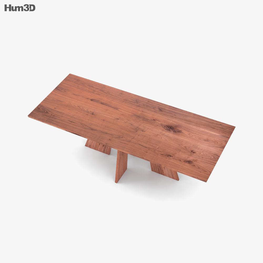 Conde House Hakama Table 3D model - Download in MAX, OBJ, FBX, C4D
