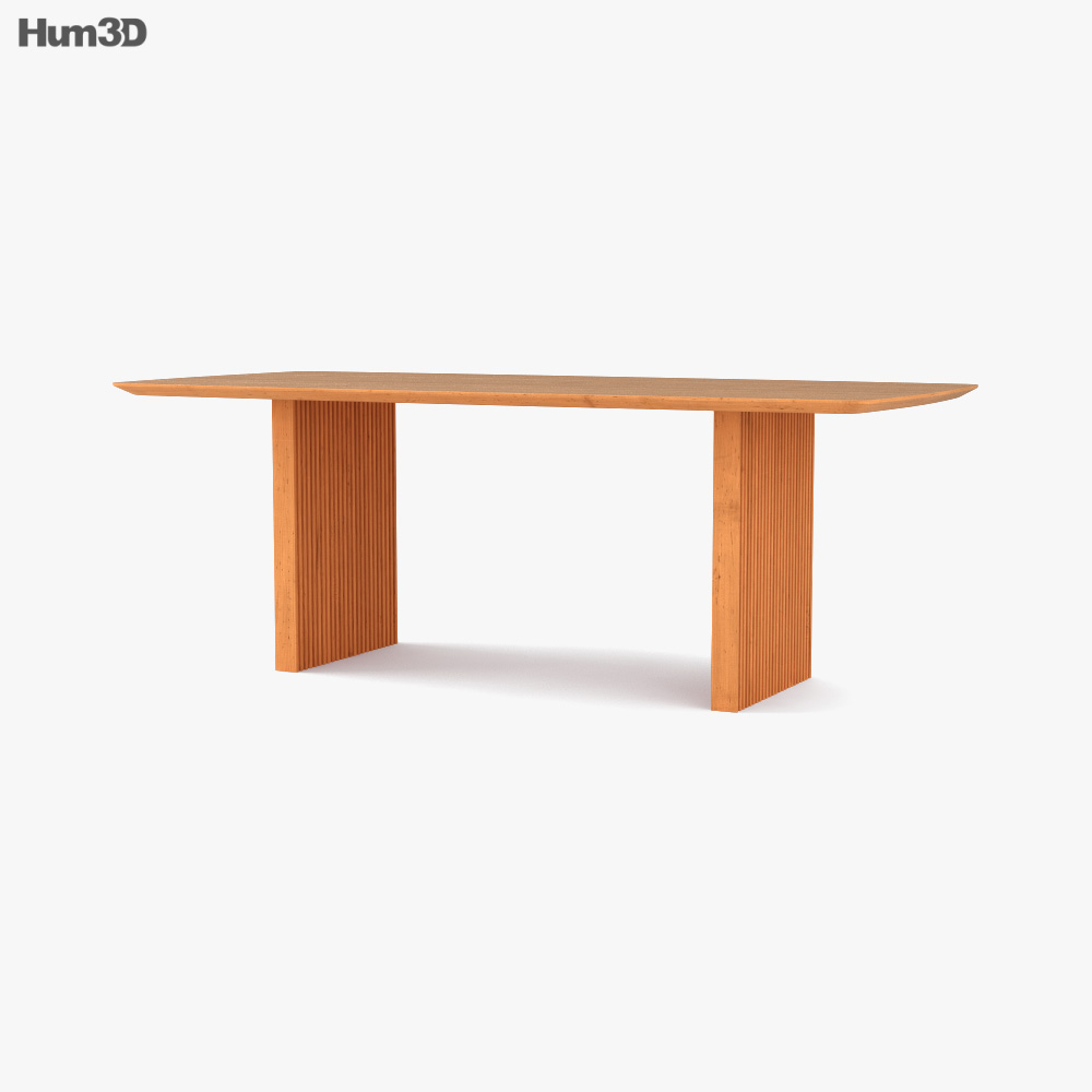 DK3 Ten Dining table 3D model - Download in MAX, OBJ, FBX, C4D