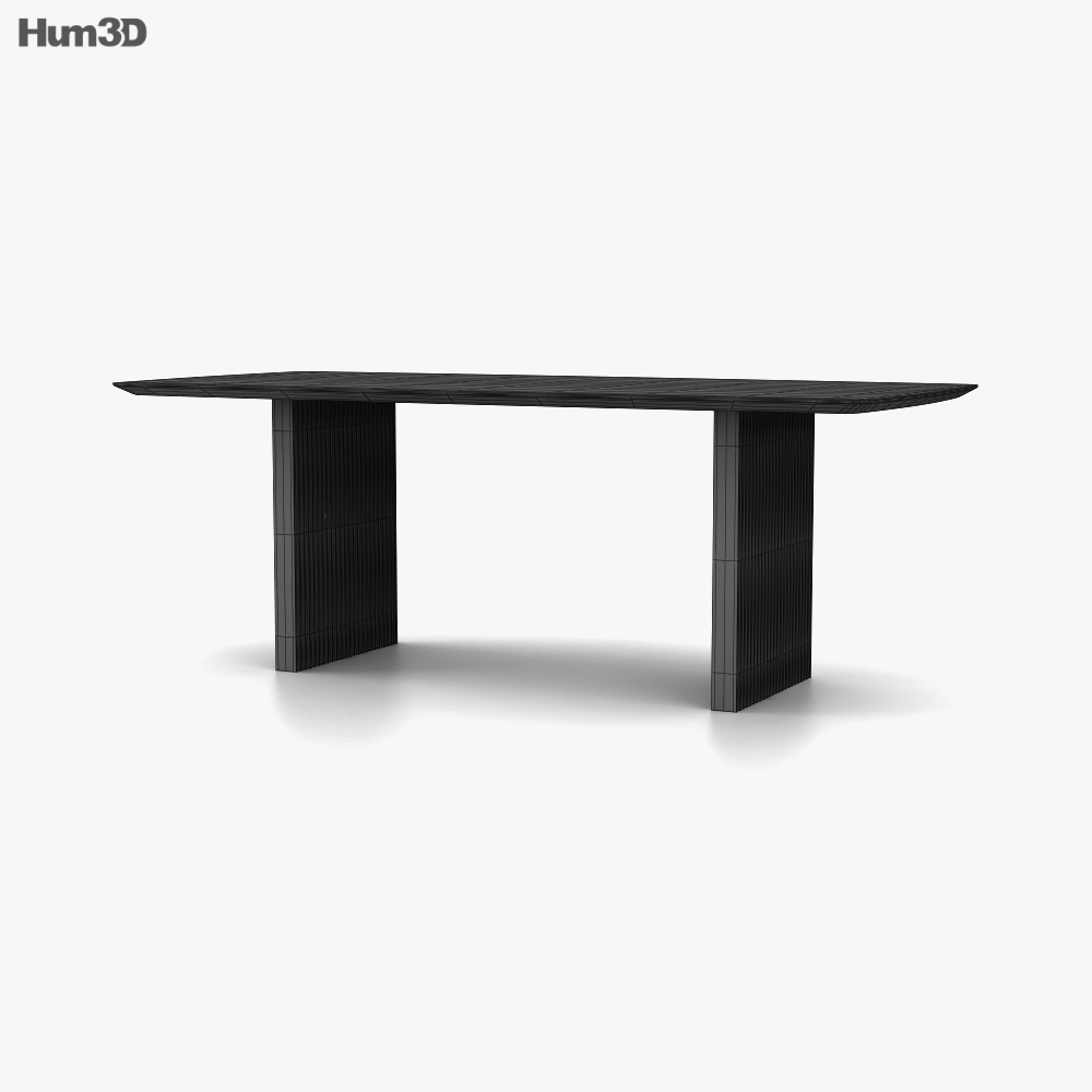 DK3 Ten Dining table 3D model - Download in MAX, OBJ, FBX, C4D