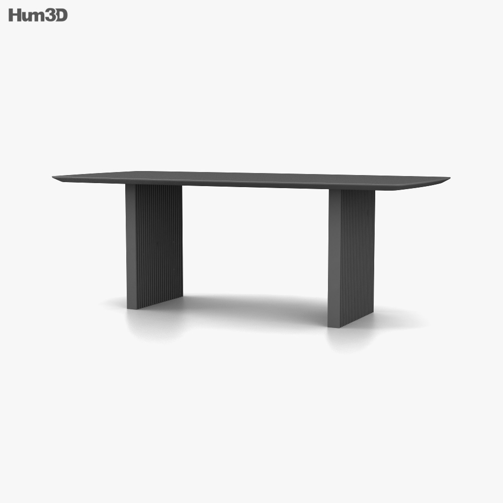 DK3 Ten Dining table 3D model - Download in MAX, OBJ, FBX, C4D