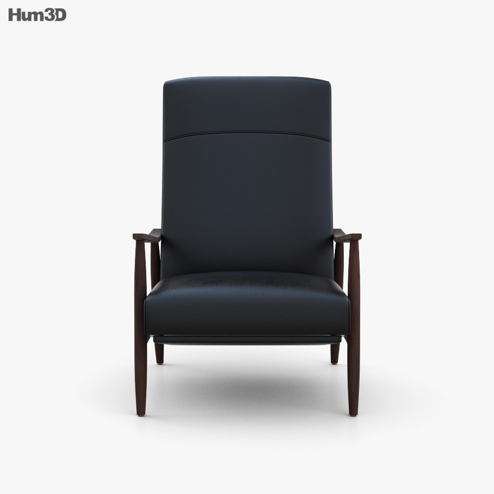 DWR Milo Baughman Recliner 74 3D model - Download in MAX, OBJ, FBX, C4D