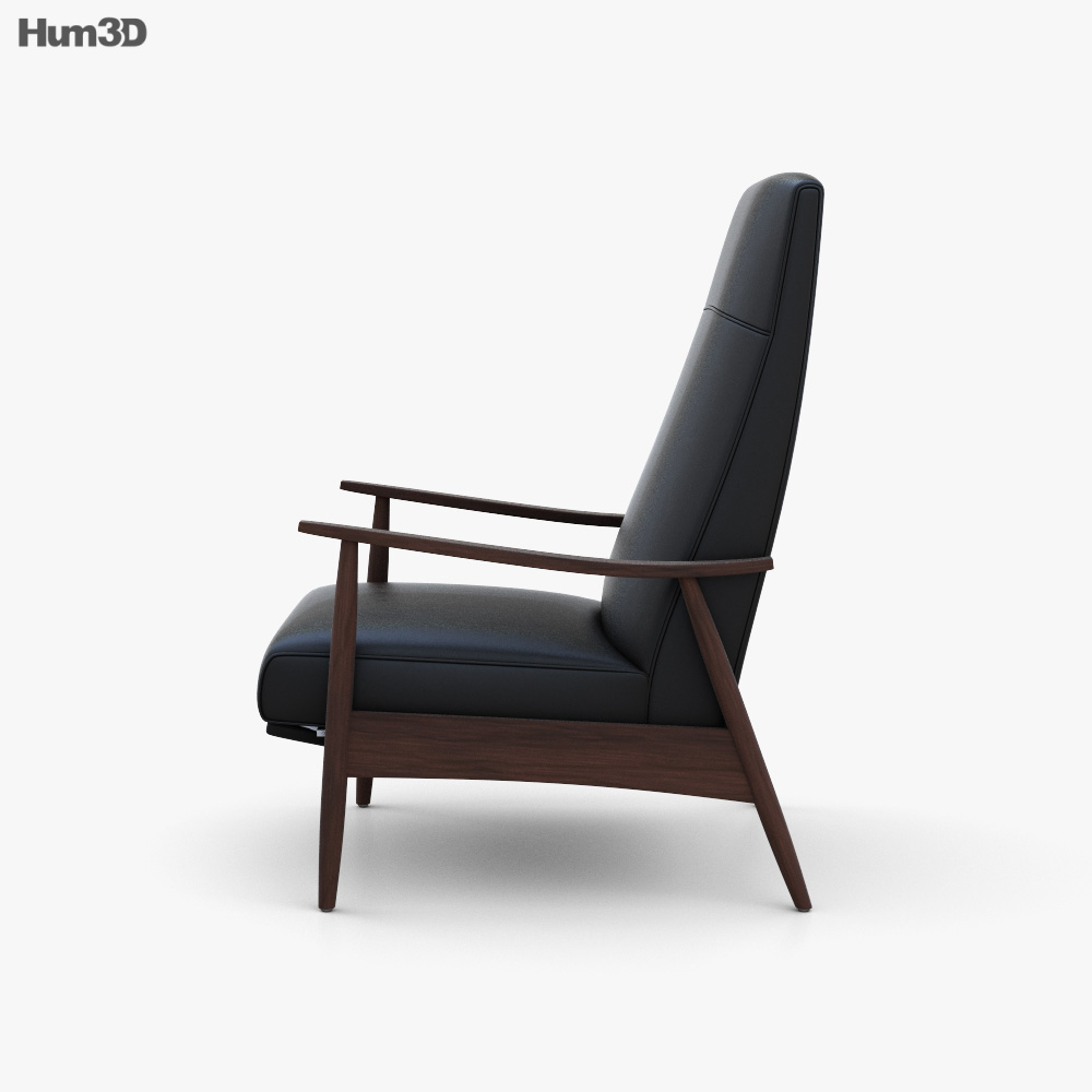 DWR Milo Baughman Recliner 74 3D model - Download in MAX, OBJ, FBX, C4D