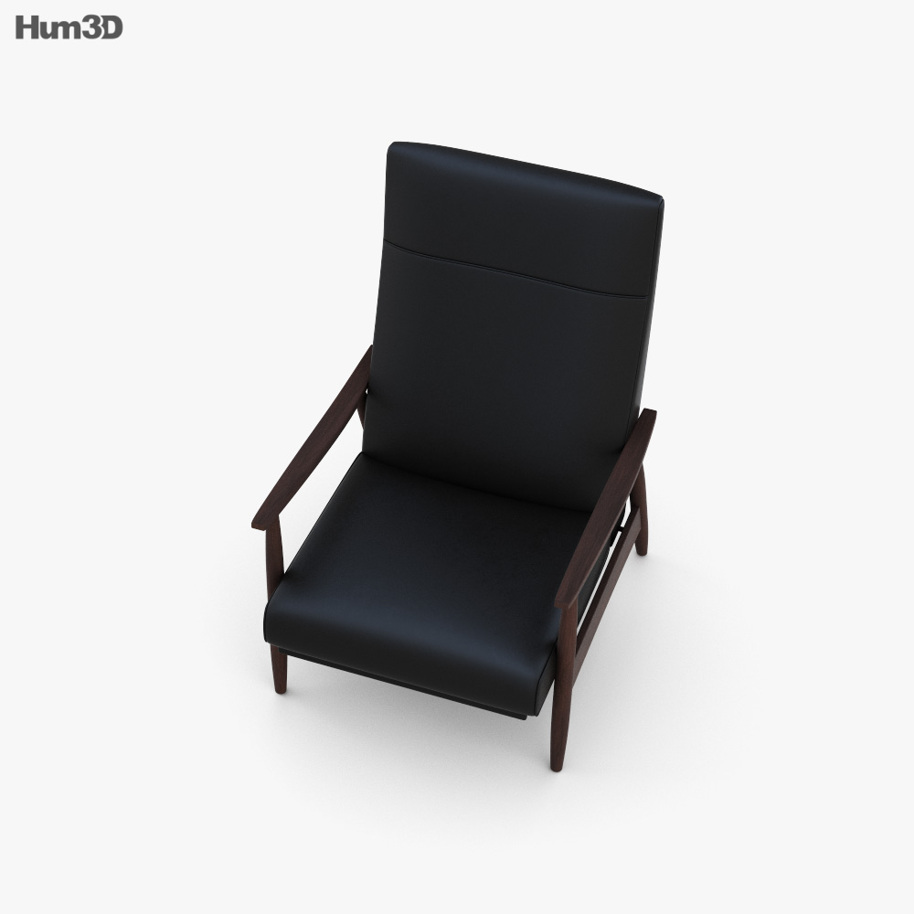 DWR Milo Baughman Recliner 74 3D model - Download in MAX, OBJ, FBX, C4D