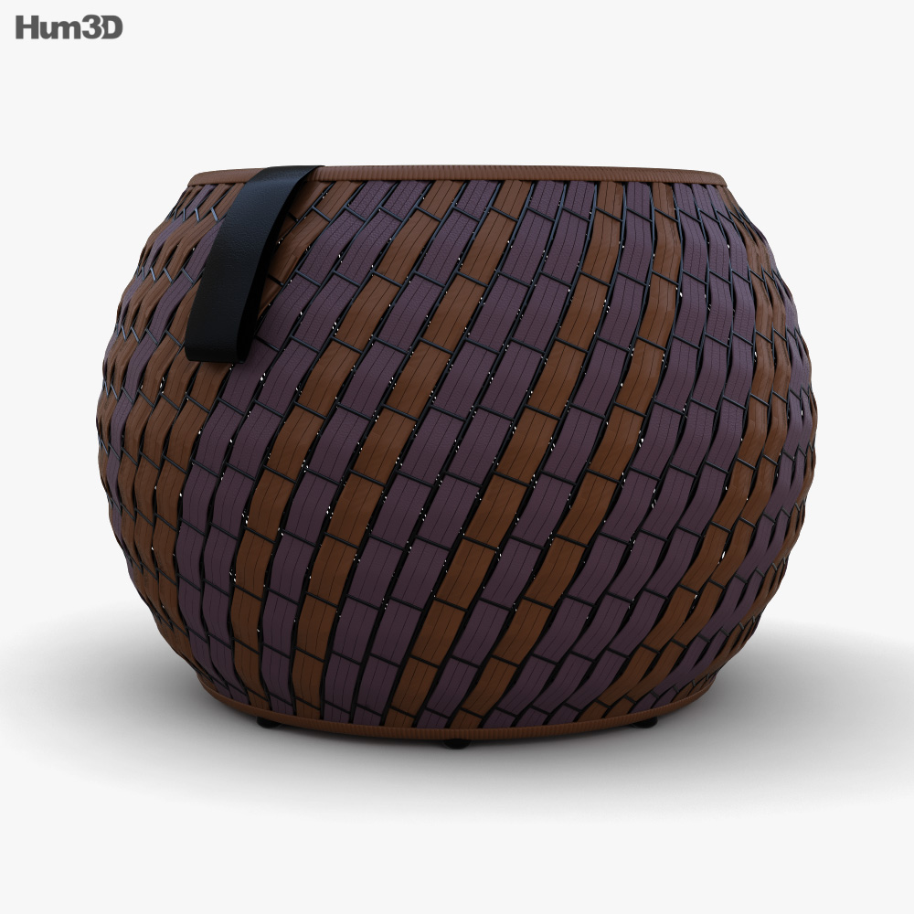 Dedon Dala Side table 3D model - Download in MAX, OBJ, FBX, C4D