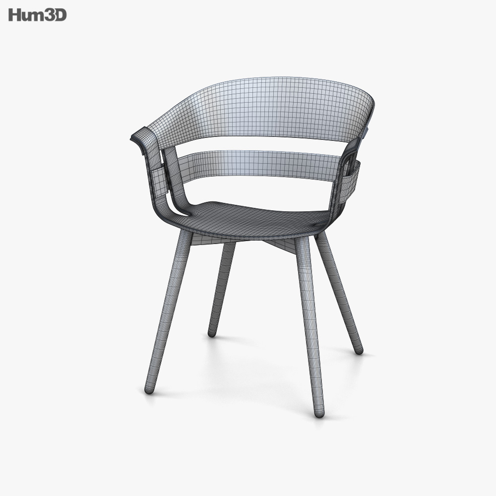 Design House Wick Chair 3D model - Download in MAX, OBJ, FBX, C4D