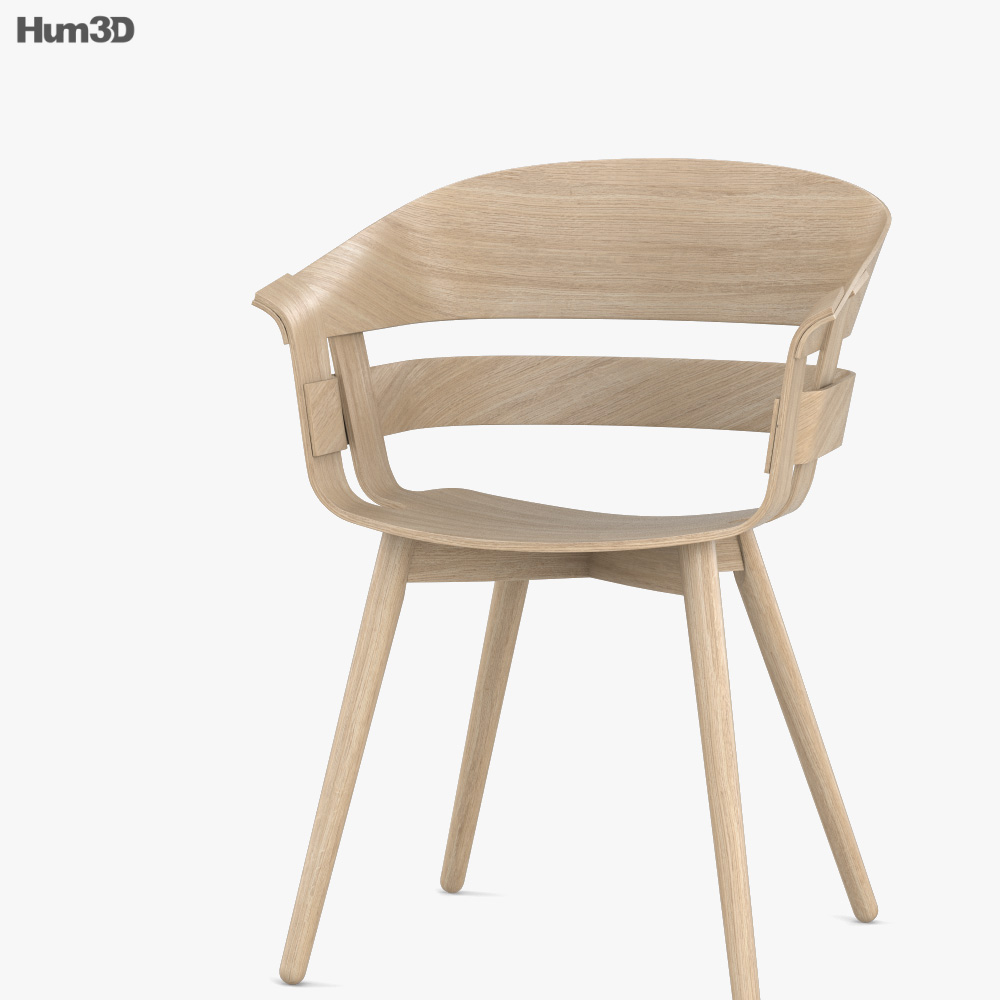 Design House Wick Chair 3D model - Download in MAX, OBJ, FBX, C4D