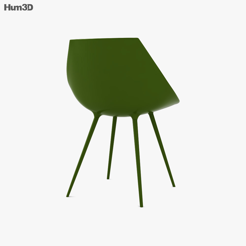 Driade Lago Chair 3D model - Download in MAX, OBJ, FBX, C4D