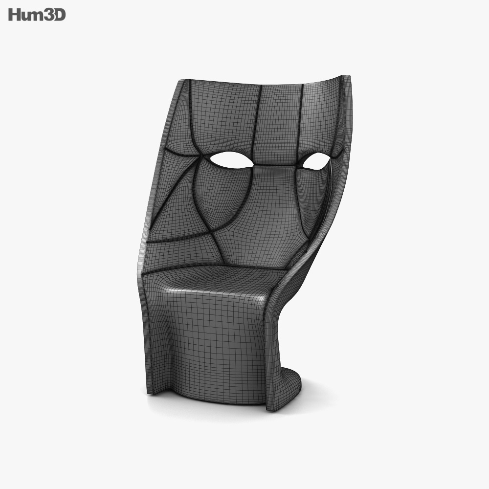 Driade Nemo Swivel chair 3D model - Download in MAX, OBJ, FBX, C4D