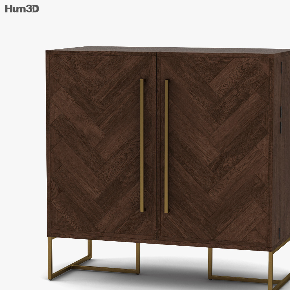Dutchbone Class Cabinet 3D model - Download in MAX, OBJ, FBX, C4D
