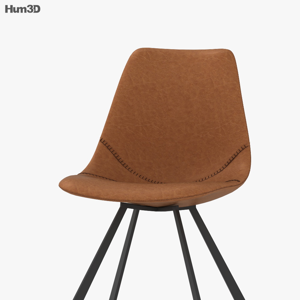 Dutchbone Franky Chair 3D model - Download in MAX, OBJ, FBX, C4D