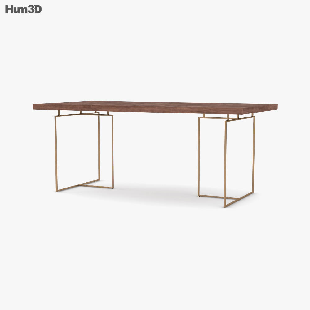 Dutchbone Dining table 3D model - Download in MAX, OBJ, FBX, C4D