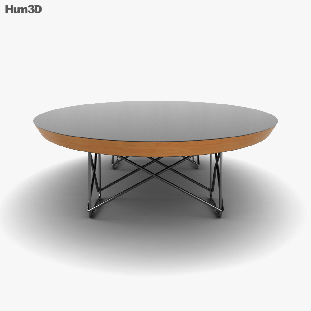 Eames Elliptical Table 3D model - Download in MAX, OBJ, FBX, C4D