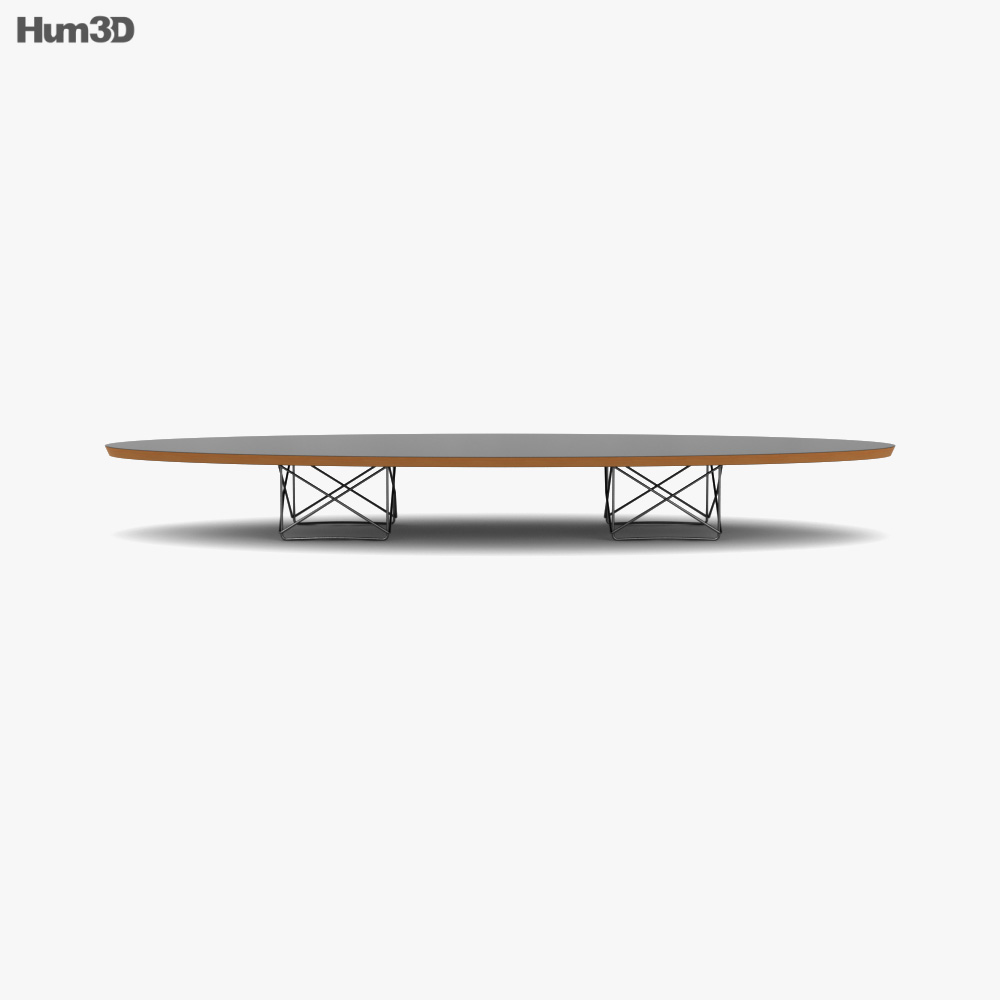 Eames Elliptical Table 3D model - Download in MAX, OBJ, FBX, C4D