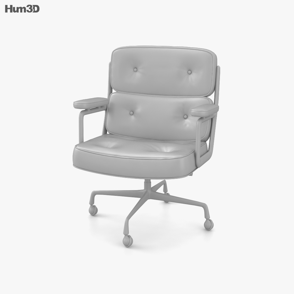 Eames Time Life Desk chair 3D model - Download in MAX, OBJ, FBX, C4D