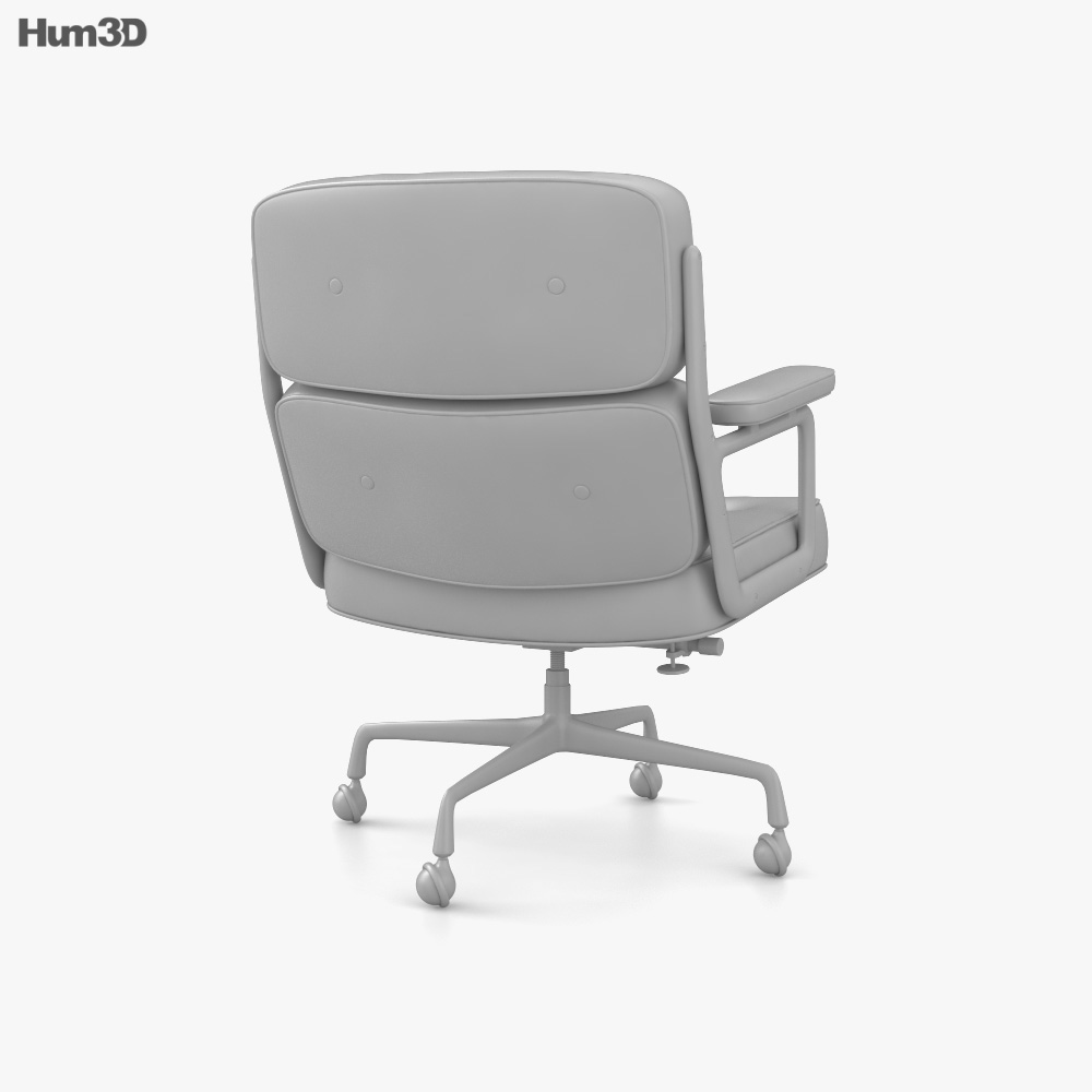 Eames Time Life Desk chair 3D model - Download in MAX, OBJ, FBX, C4D
