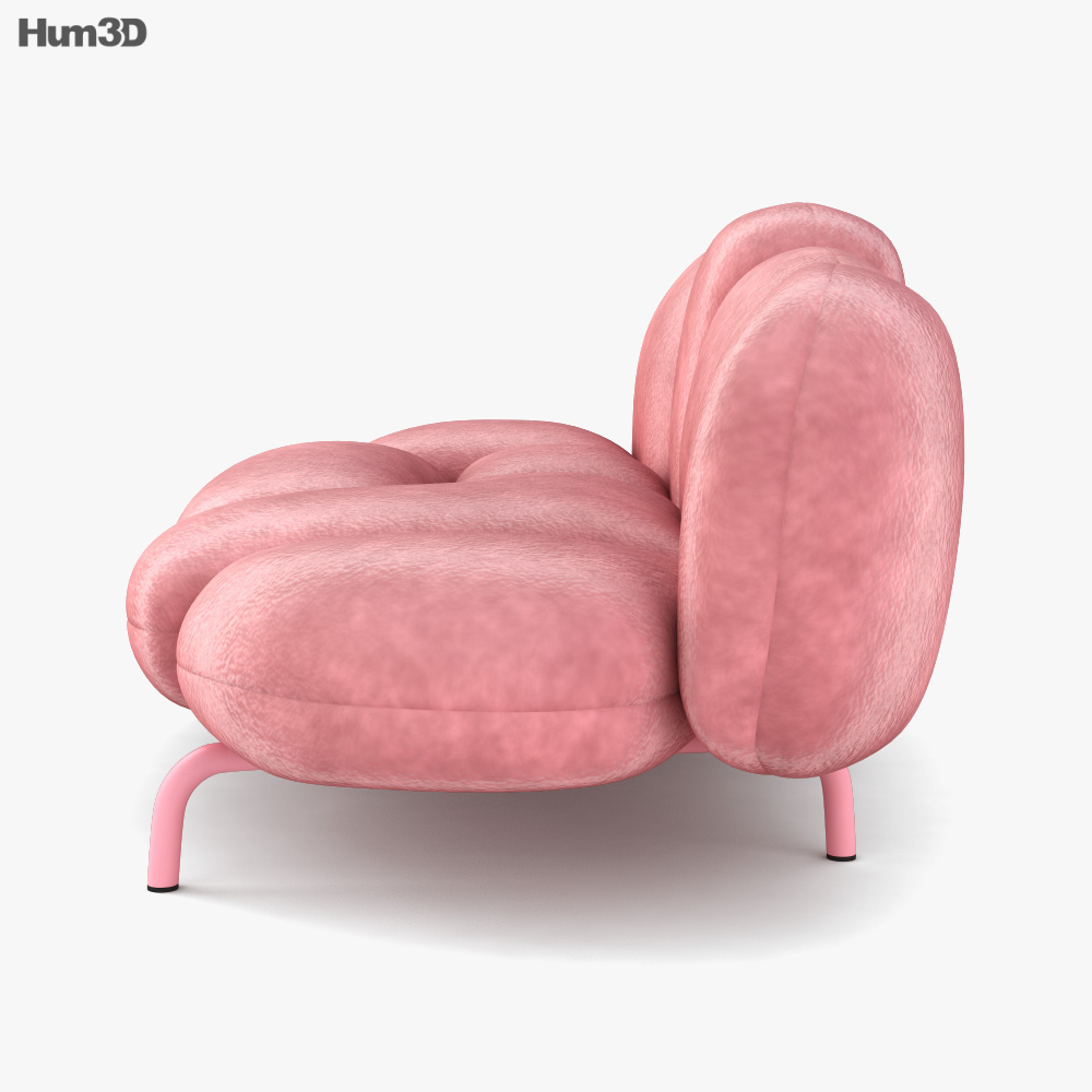 Edra Spa Cipria Sofa 3D model - Download in MAX, OBJ, FBX, C4D