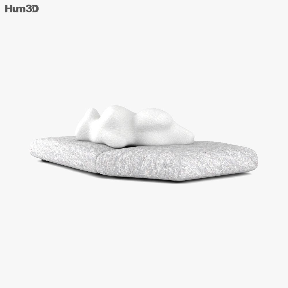 Edra Pack Sofa 3D model - Download in MAX, OBJ, FBX, C4D