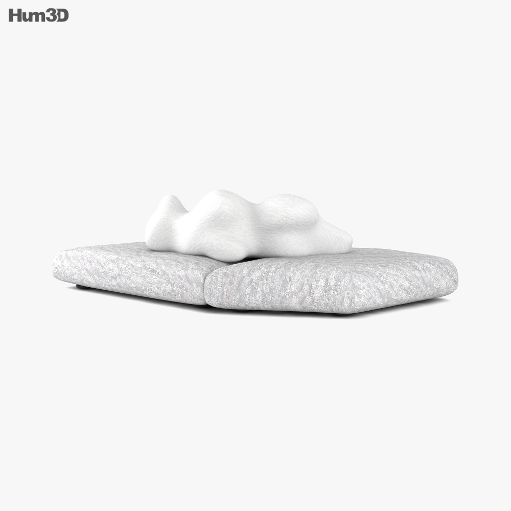 Edra Pack Sofa 3D model - Download in MAX, OBJ, FBX, C4D