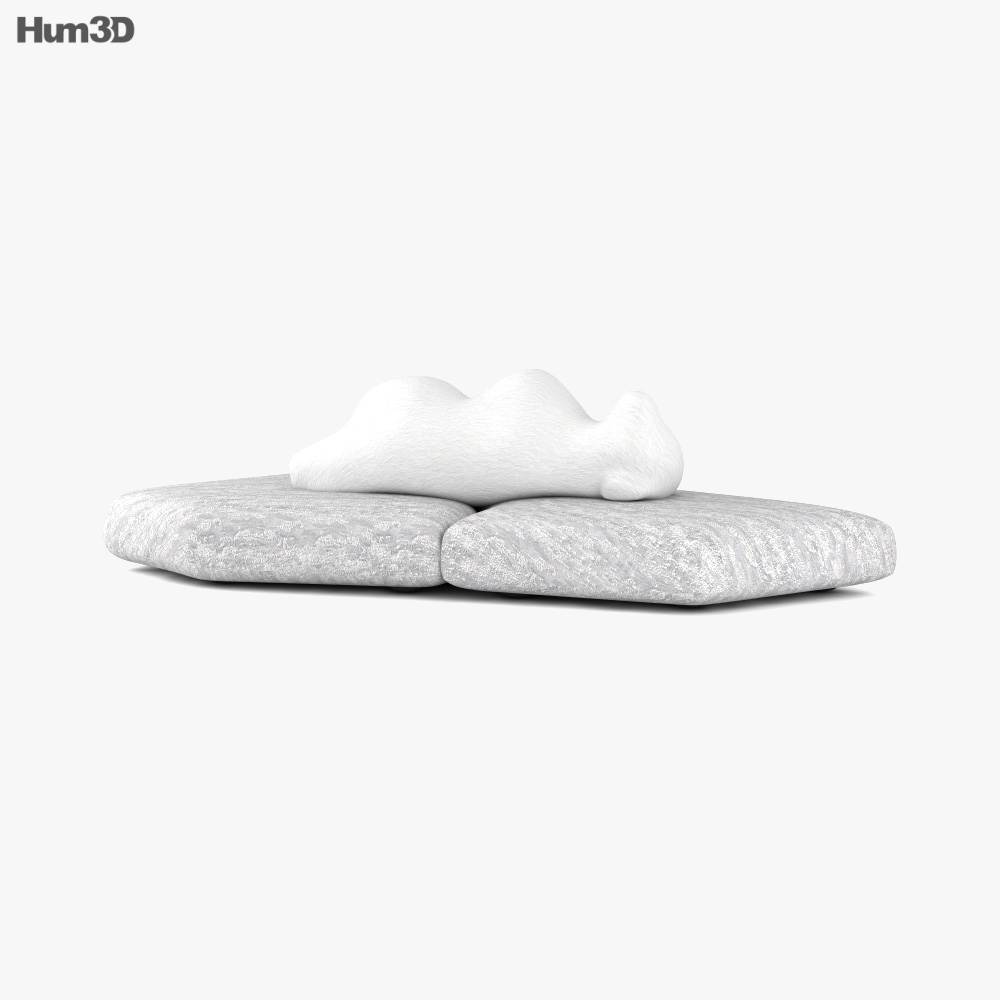 Edra Pack Sofa 3D model - Download in MAX, OBJ, FBX, C4D