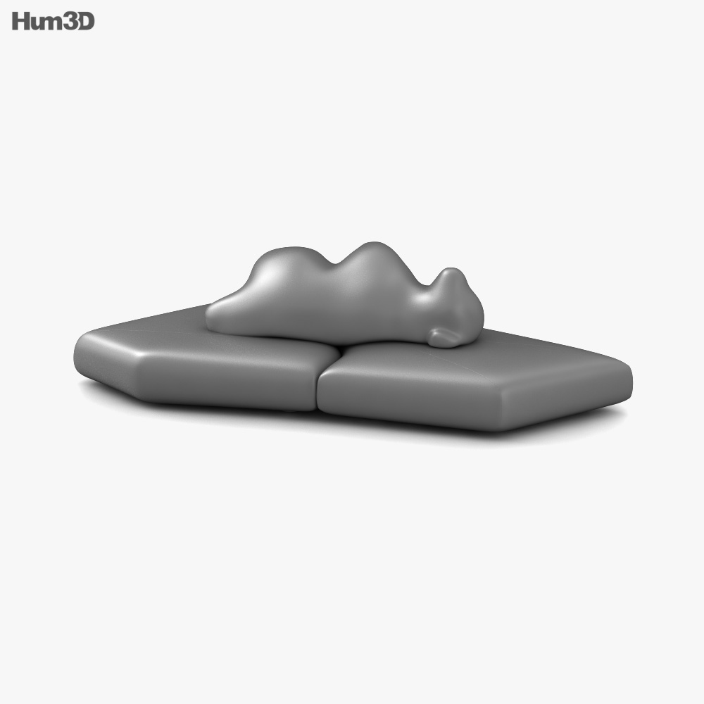 Edra Pack Sofa 3D model - Download in MAX, OBJ, FBX, C4D