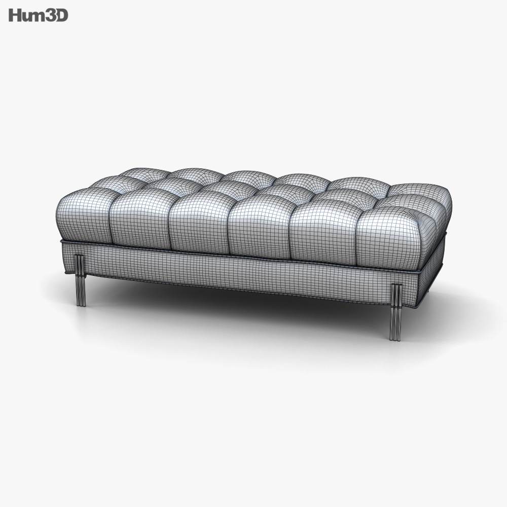 Eichholtz Sienna Bench 3D model - Download in MAX, OBJ, FBX, C4D