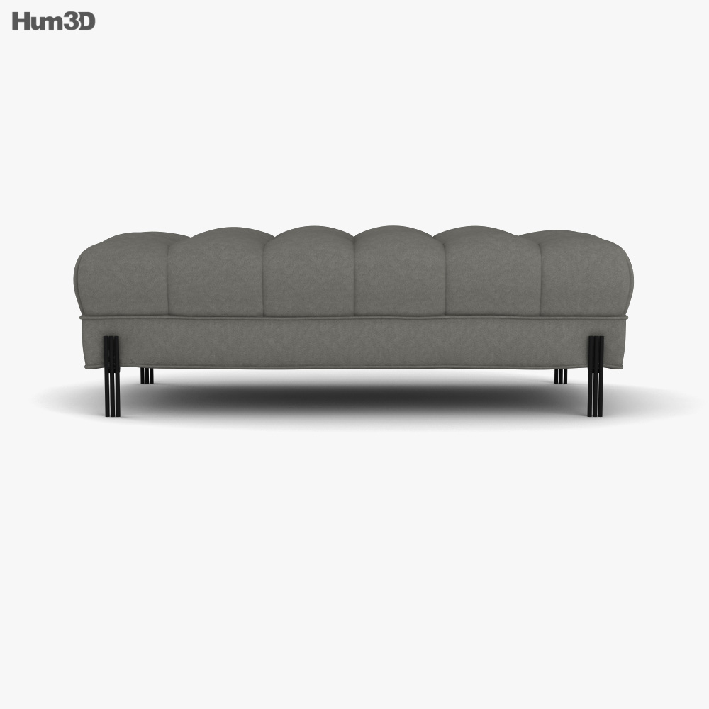 Eichholtz Sienna Bench 3D model - Download in MAX, OBJ, FBX, C4D