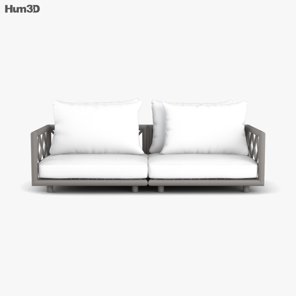 Eichholtz Mandelieu Sofa 3D model - Download in MAX, OBJ, FBX, C4D