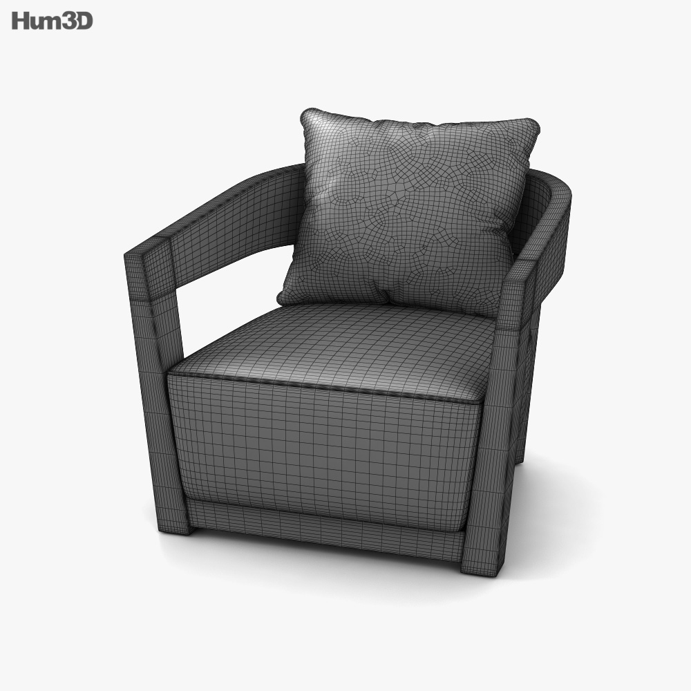 Eichholtz Rubautelli Chair 3D model - Download in MAX, OBJ, FBX, C4D