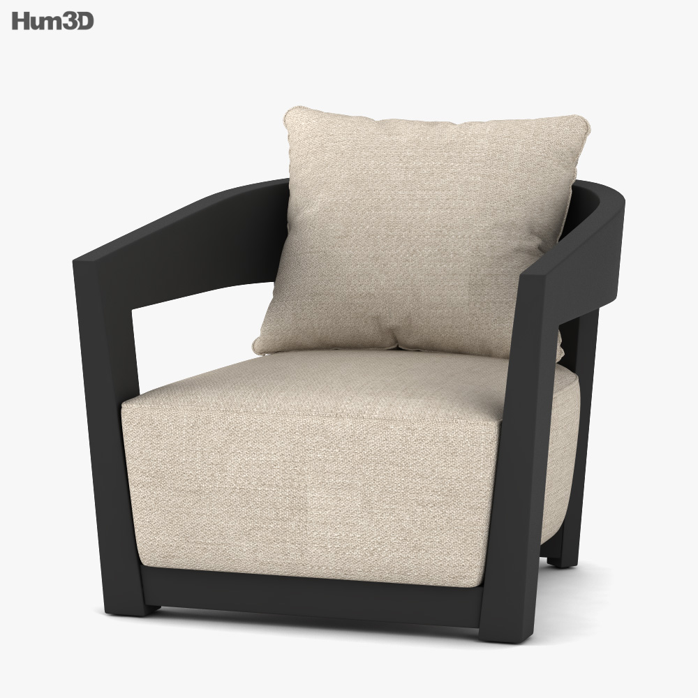 Eichholtz Rubautelli Chair 3D model - Download in MAX, OBJ, FBX, C4D