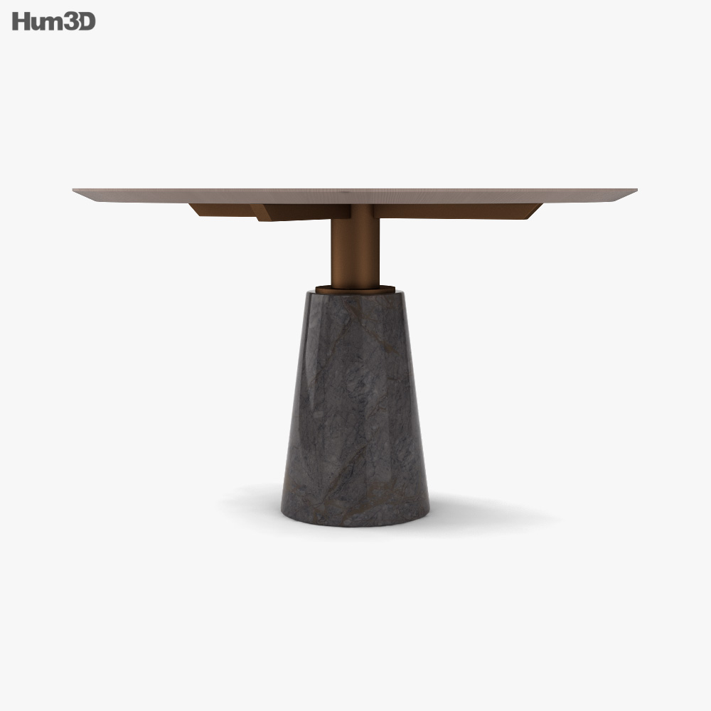 Eichholtz Genova Dining table 3D model - Download in MAX, OBJ, FBX, C4D