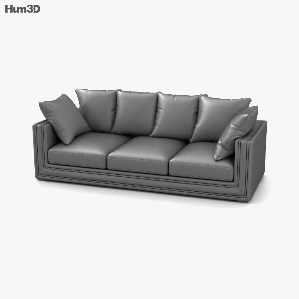 Eichholtz Menorca Sofa 3D model - Download in MAX, OBJ, FBX, C4D