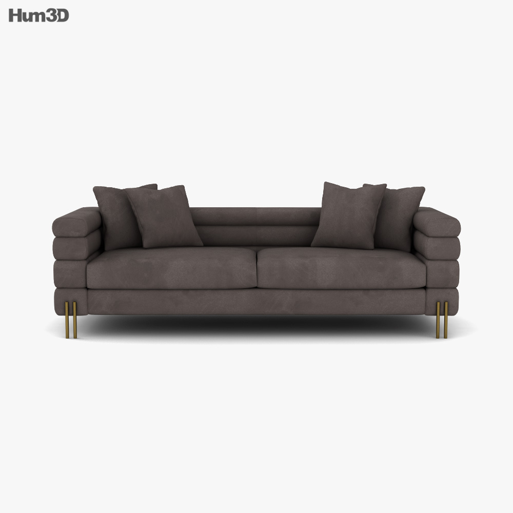 Eichholtz York Sofa 3D model - Download in MAX, OBJ, FBX, C4D