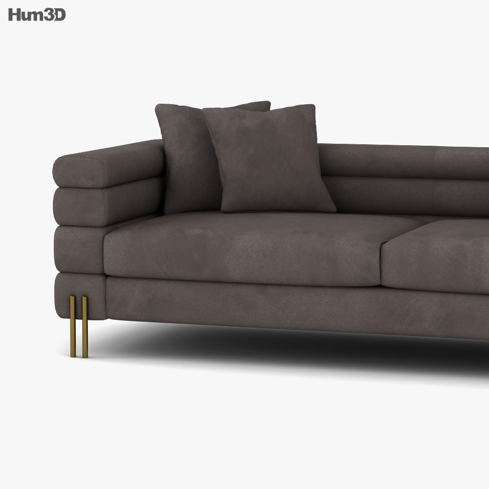 Eichholtz York Sofa 3D model - Download in MAX, OBJ, FBX, C4D