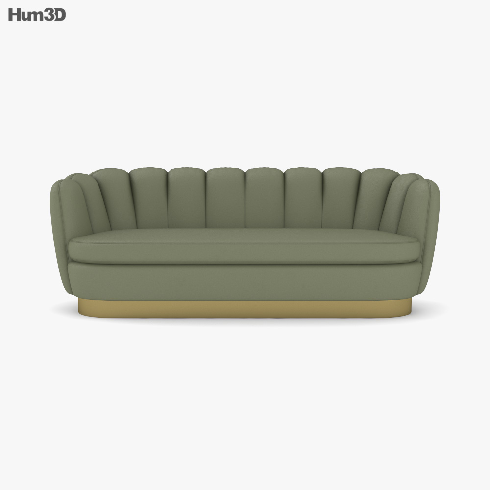 Eichholtz Mirage Sofa 3D model - Download in MAX, OBJ, FBX, C4D
