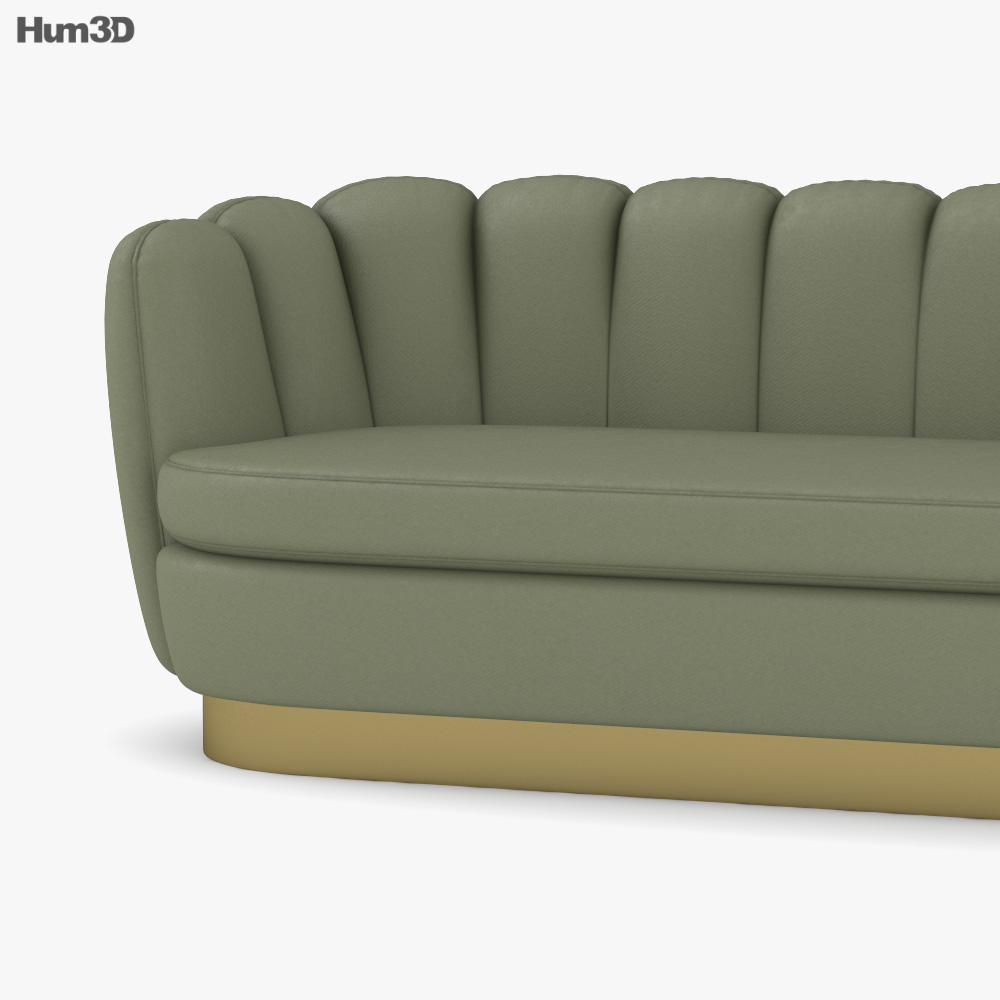 Eichholtz Mirage Sofa 3D model - Download in MAX, OBJ, FBX, C4D