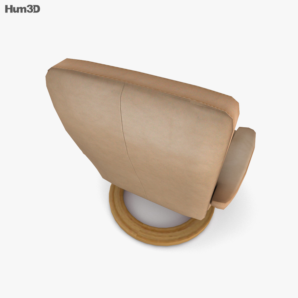 Ekornes Pacific Chair 3D model - Download in MAX, OBJ, FBX, C4D
