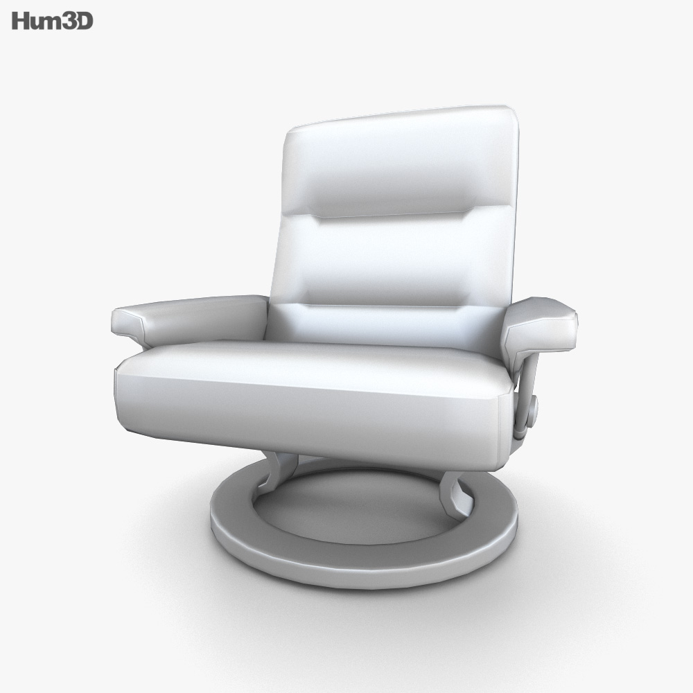 Ekornes Pacific Chair 3D model - Download in MAX, OBJ, FBX, C4D