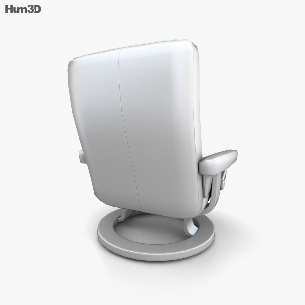 Ekornes Pacific Chair 3D model - Download in MAX, OBJ, FBX, C4D