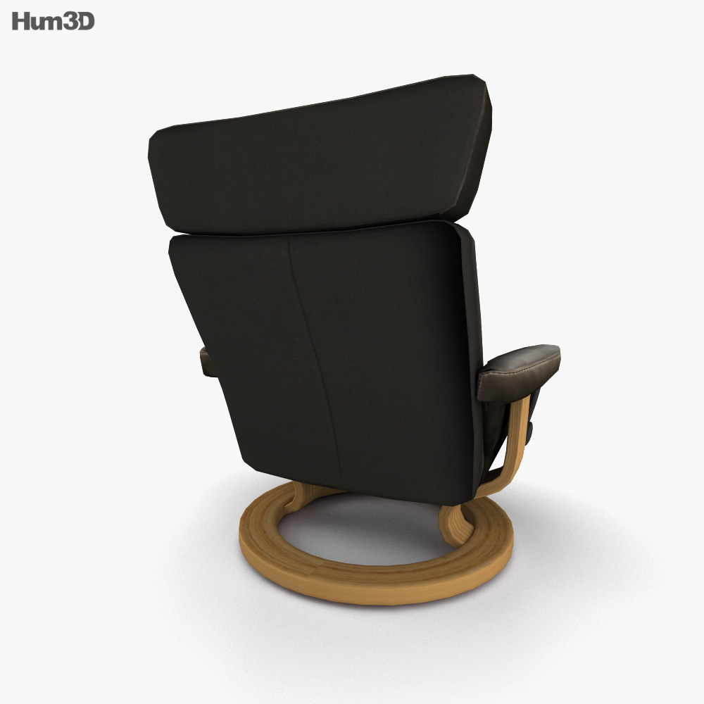 Ekornes Taurus Chair 3D model - Download in MAX, OBJ, FBX, C4D