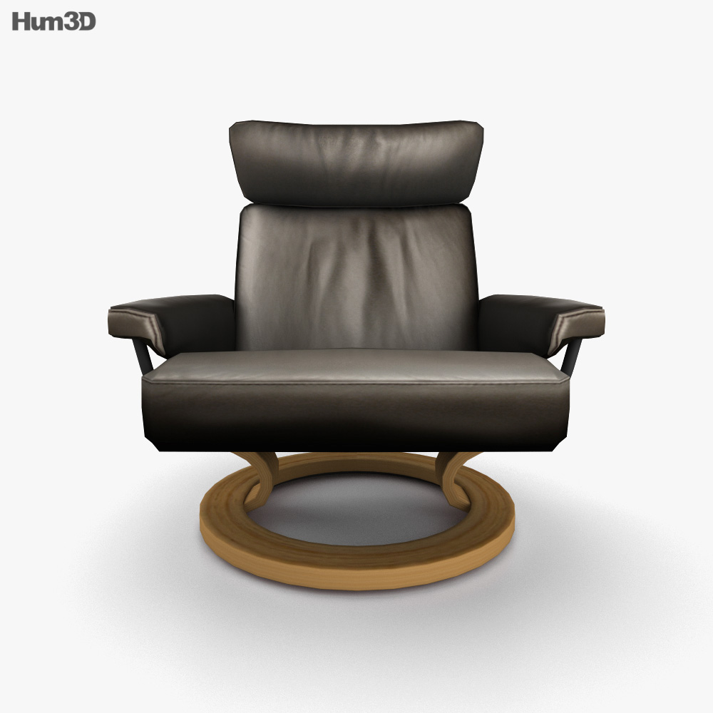 Ekornes Taurus Chair 3D model - Download in MAX, OBJ, FBX, C4D