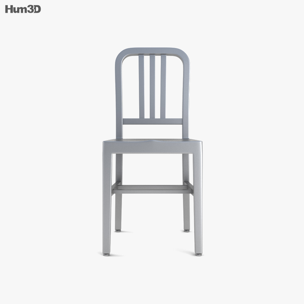 Emeco Stye 1006 Navy Chair 3D model - Download in MAX, OBJ, FBX, C4D