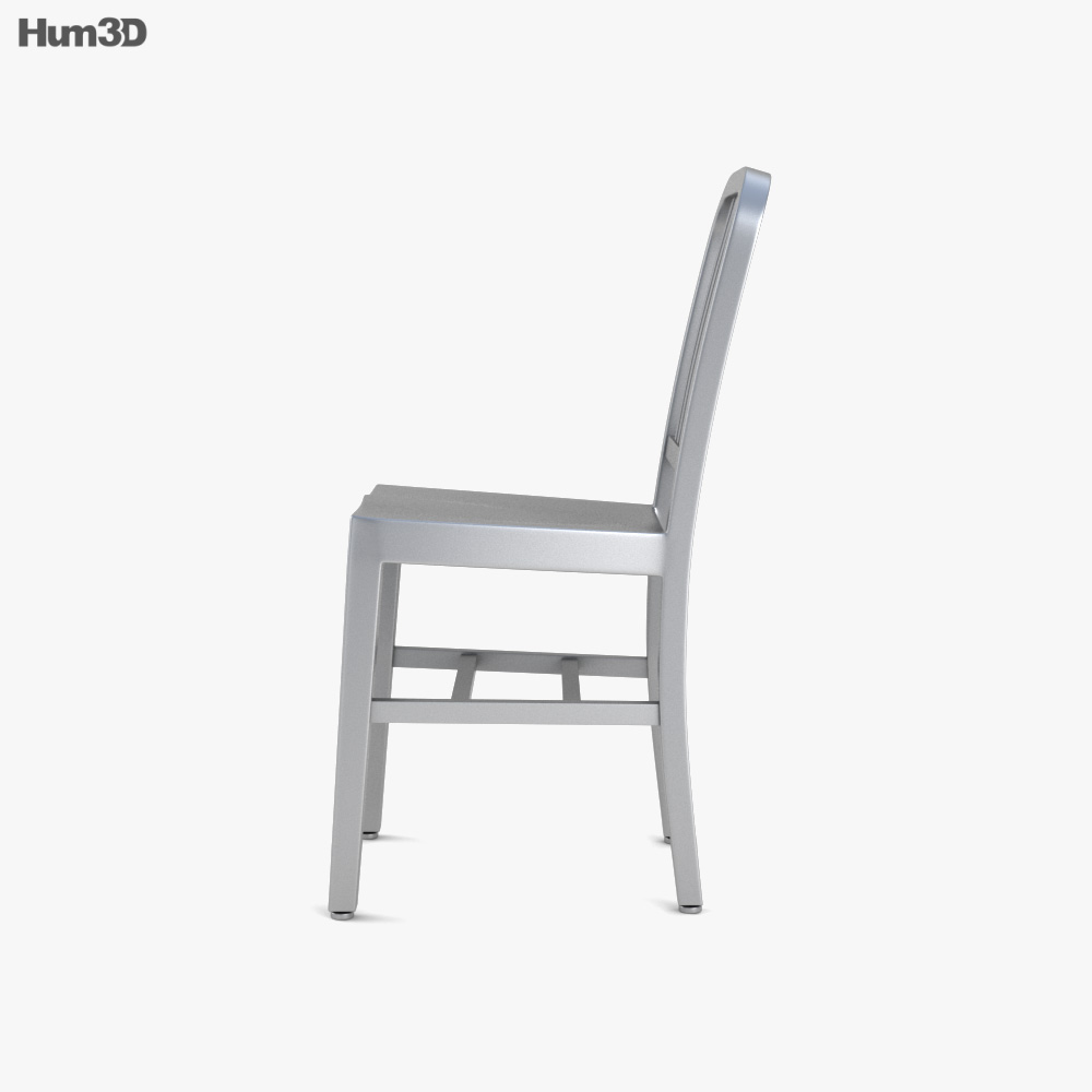 Emeco Stye 1006 Navy Chair 3D model - Download in MAX, OBJ, FBX, C4D